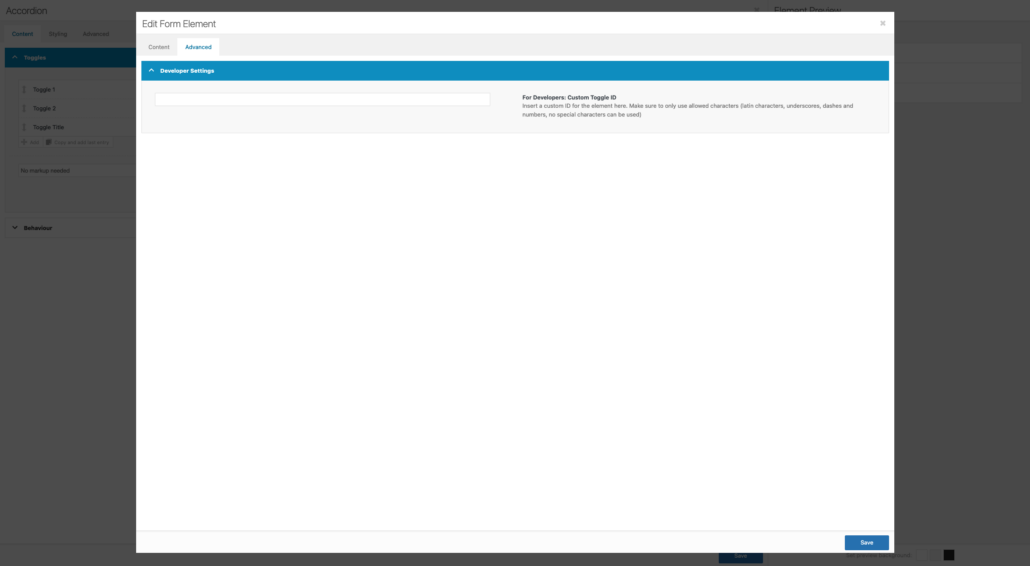 Accordion – Enfold Documentation