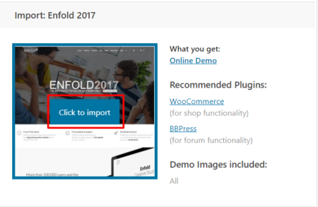 Quick setup – Enfold Documentation