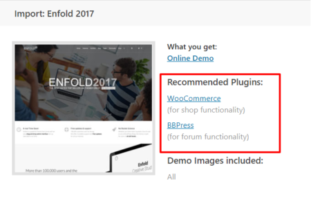 Quick setup – Enfold Documentation