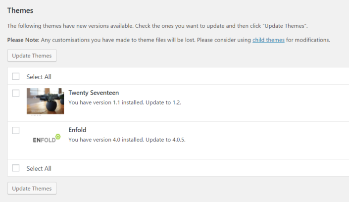 Theme update – Enfold Documentation