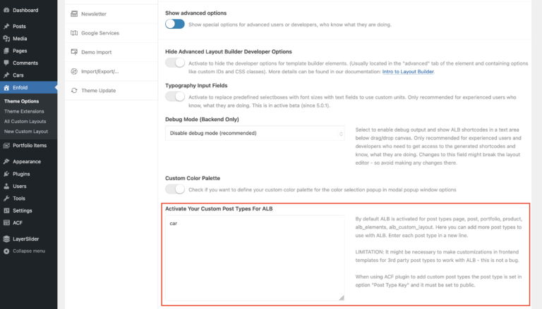 Intro to layout builder – Enfold Documentation