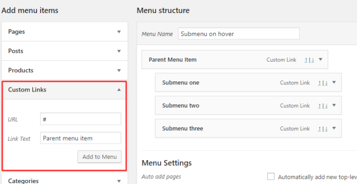 Menu – Enfold Documentation