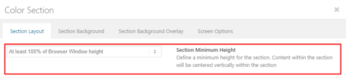 Color Section – Enfold Documentation