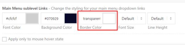 Menu – Enfold Documentation