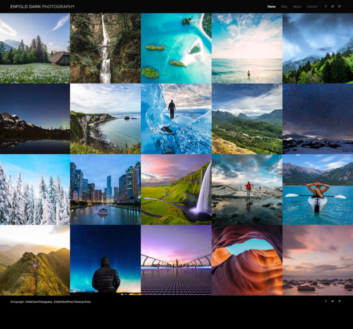 Enfold Demo Overview – A list of all available Enfold demos