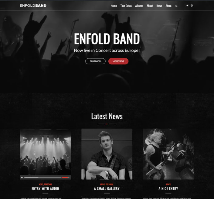 Enfold Demo Overview – A list of all available Enfold demos