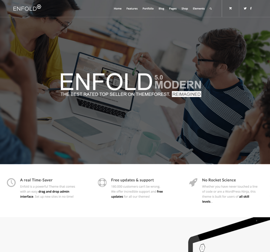 Enfold Demo Overview – A list of all available Enfold demos